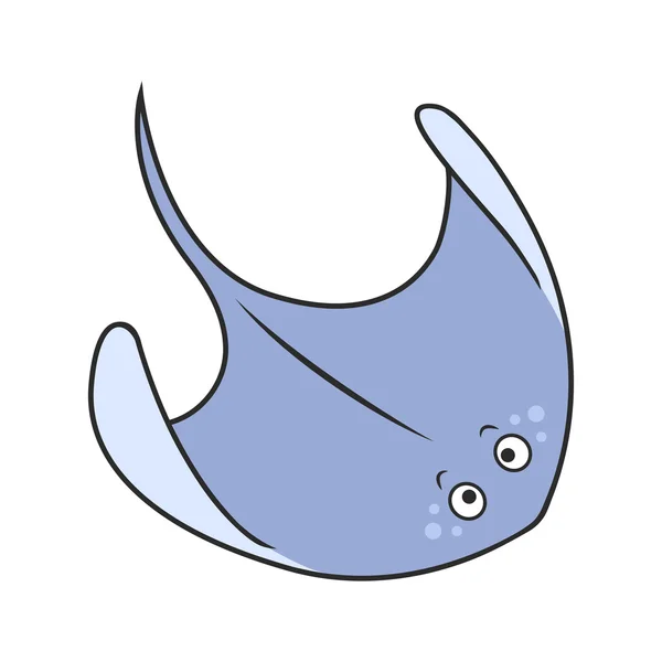 Vectores de stock de Mantarraya dibujos animados, ilustraciones de ...