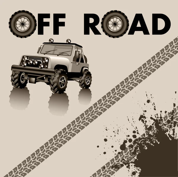 Off road — Stock Vector © Route55 #60256073