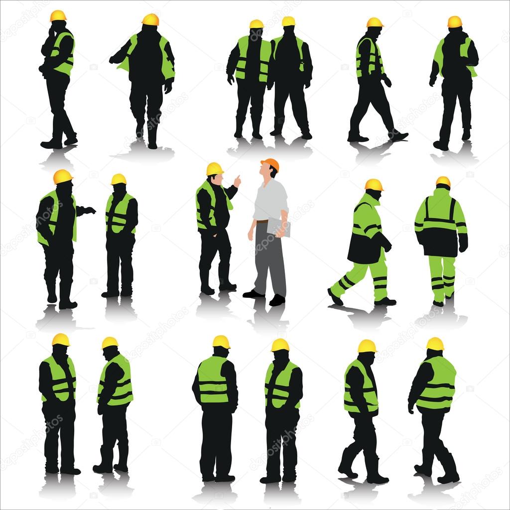 Construction workers Stock Vector by ©Route55 64964999