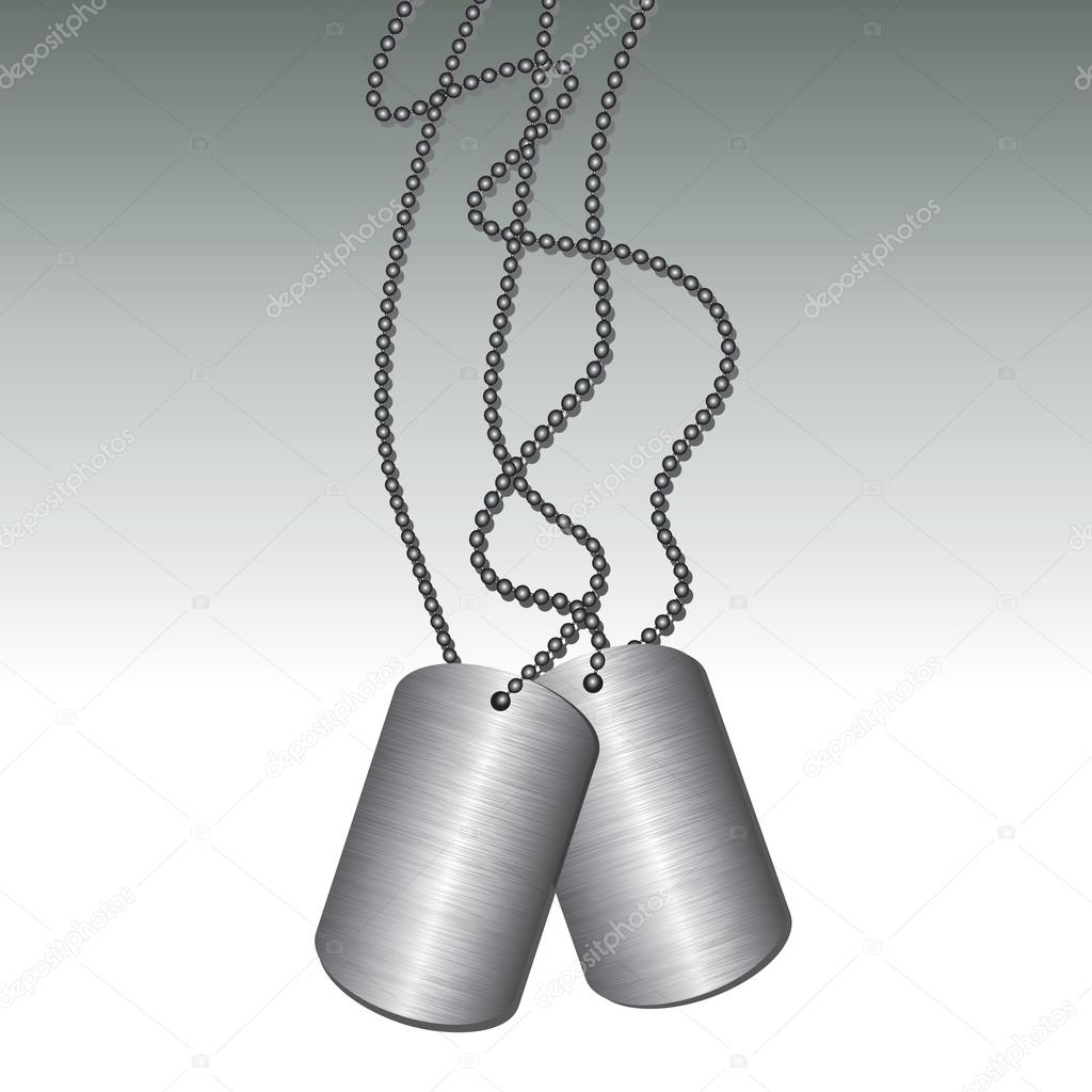 Soldier identity tag Stock Vector by ©Route55 68242099