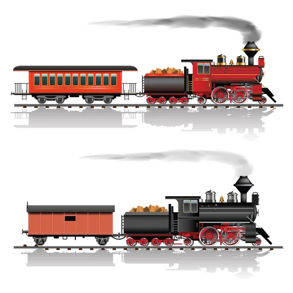 Steam Trains Side View Clipart