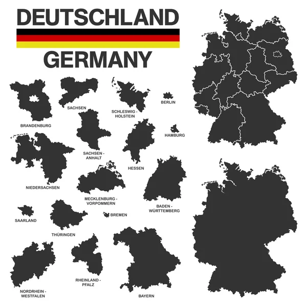 Map germany Stock Photos, Royalty Free Map germany Images | Depositphotos