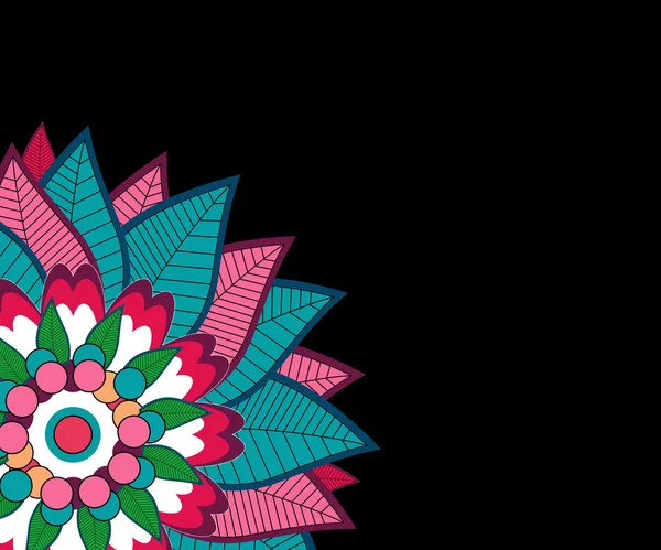 Geometry floral background Vector Art Stock Images | Depositphotos