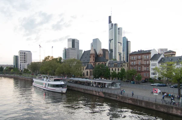 Riverwalk in frankfurt main Stock Photos, Royalty Free Riverwalk in ...
