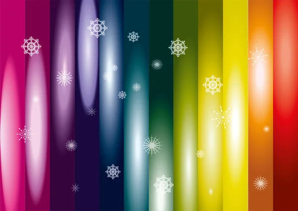 Snow rainbow background — Stock Vector © JBOY24 #57498573