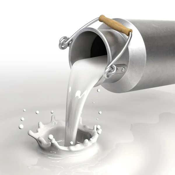 Milk bucket — Stock Photo © beawolf #43434665
