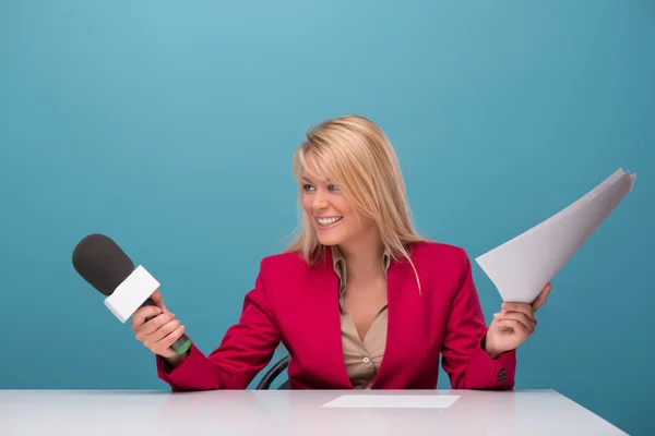 Tv presenter Stock Photos, Royalty Free Tv presenter Images | Depositphotos