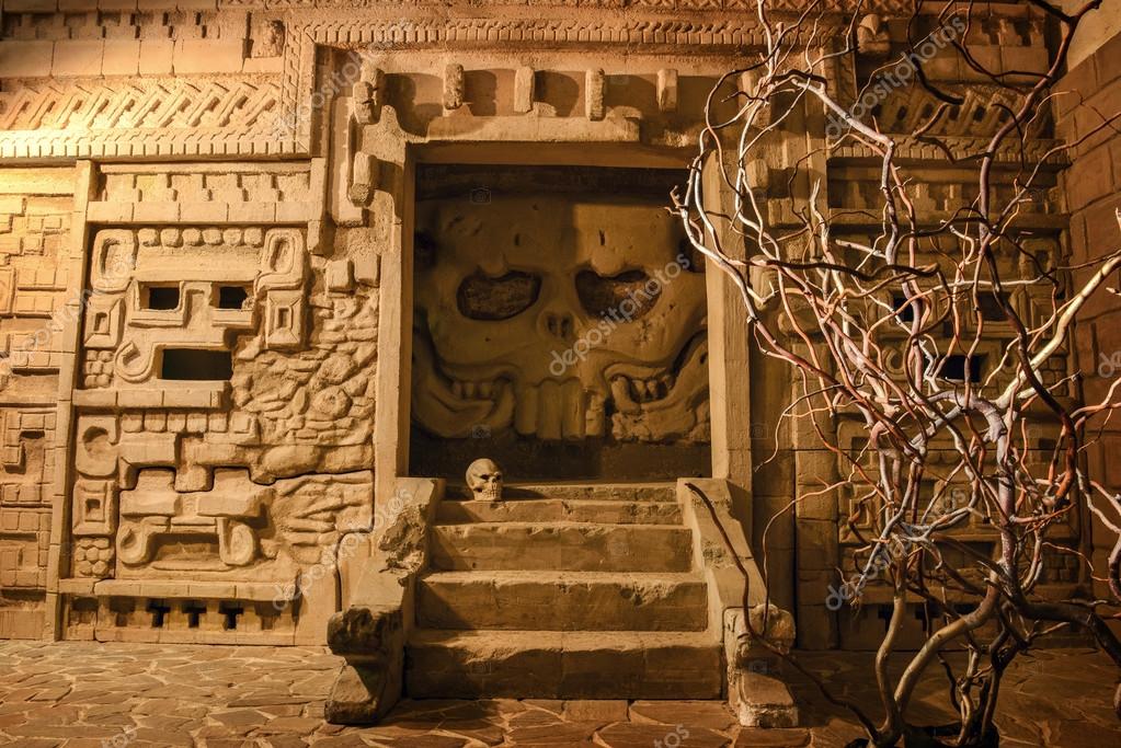 Inside Aztec Temple Jigsaw Puzzle Of Temple Ceremony In An Aztec City