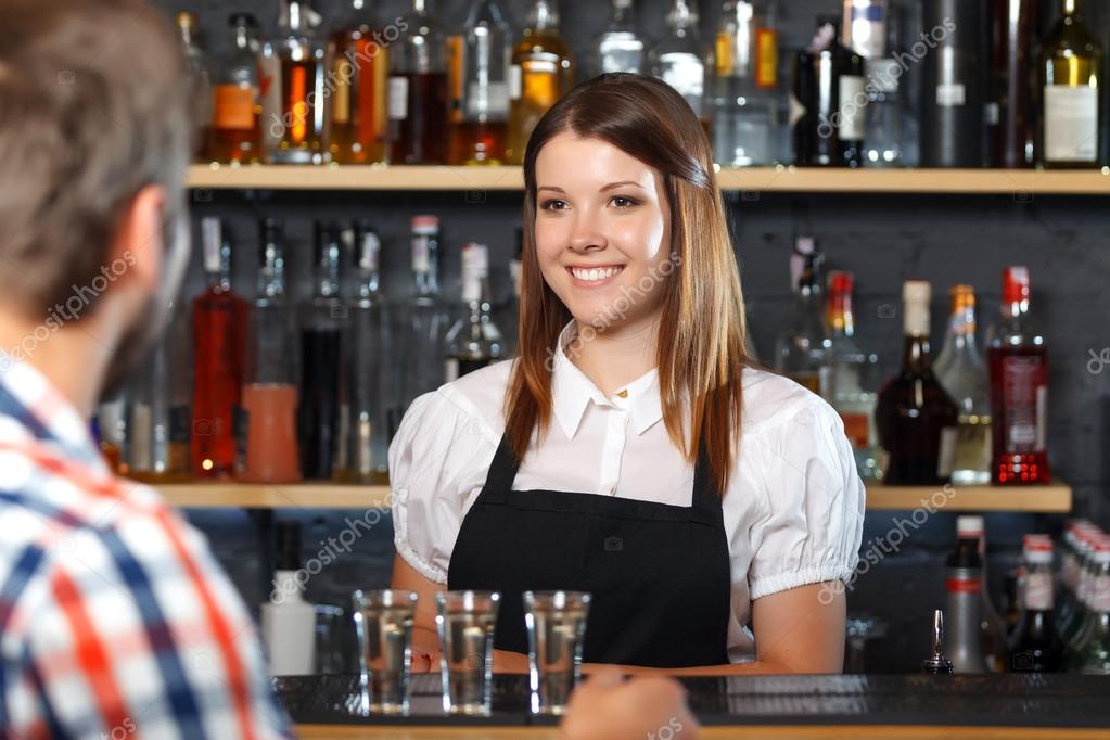 Female Bartender Photography