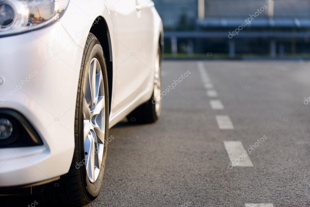 Modern car driving — Stock Photo © yacobchuk1 #83963376