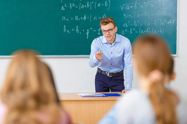 Professor Lecturing In Classroom
