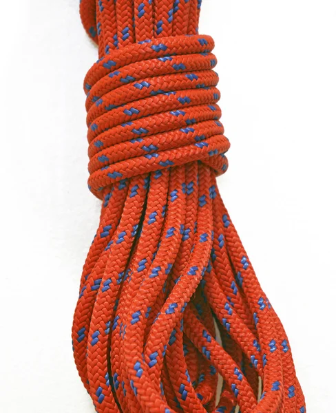 Braided climbing rope coil — Stock Photo © Nyker #54424765