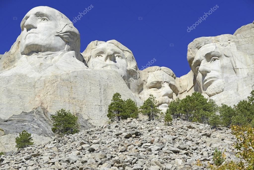 Mount Rushmore National Memorial, symbol of America located in the ...