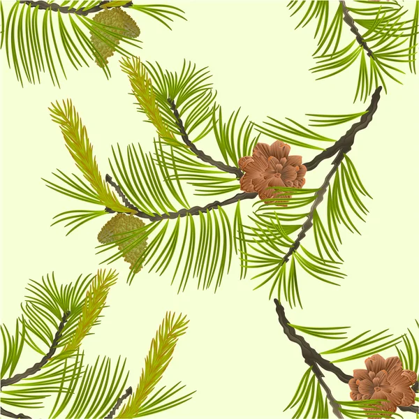 Seamless texture Pine tree and pine cones branch winter snowy natural ...