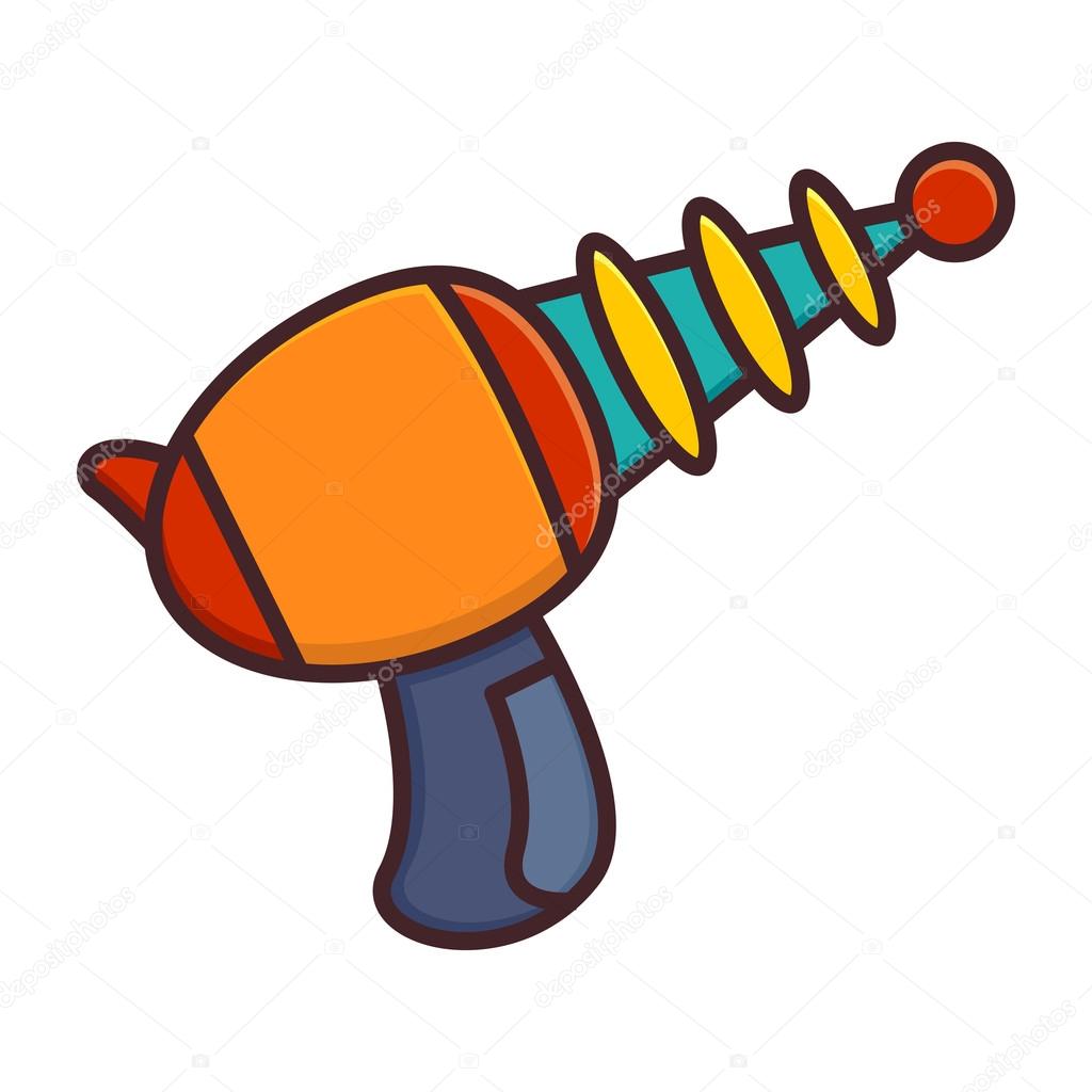Alien Laser Gun Icon — Stock Vector © yusak_p #87303922