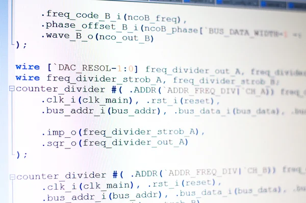 Program coding on quartus language - Stock Image - Everypixel