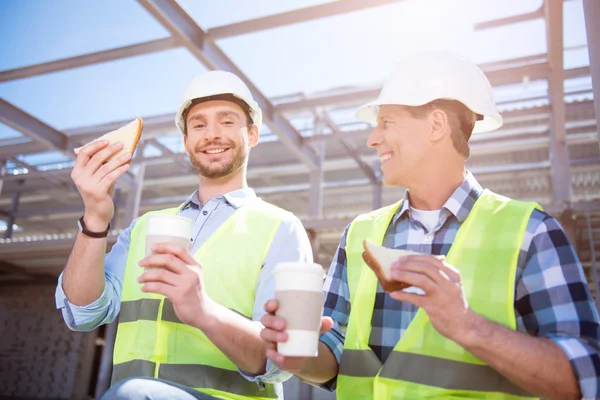 Modern building business and workers - Stock Image - Everypixel
