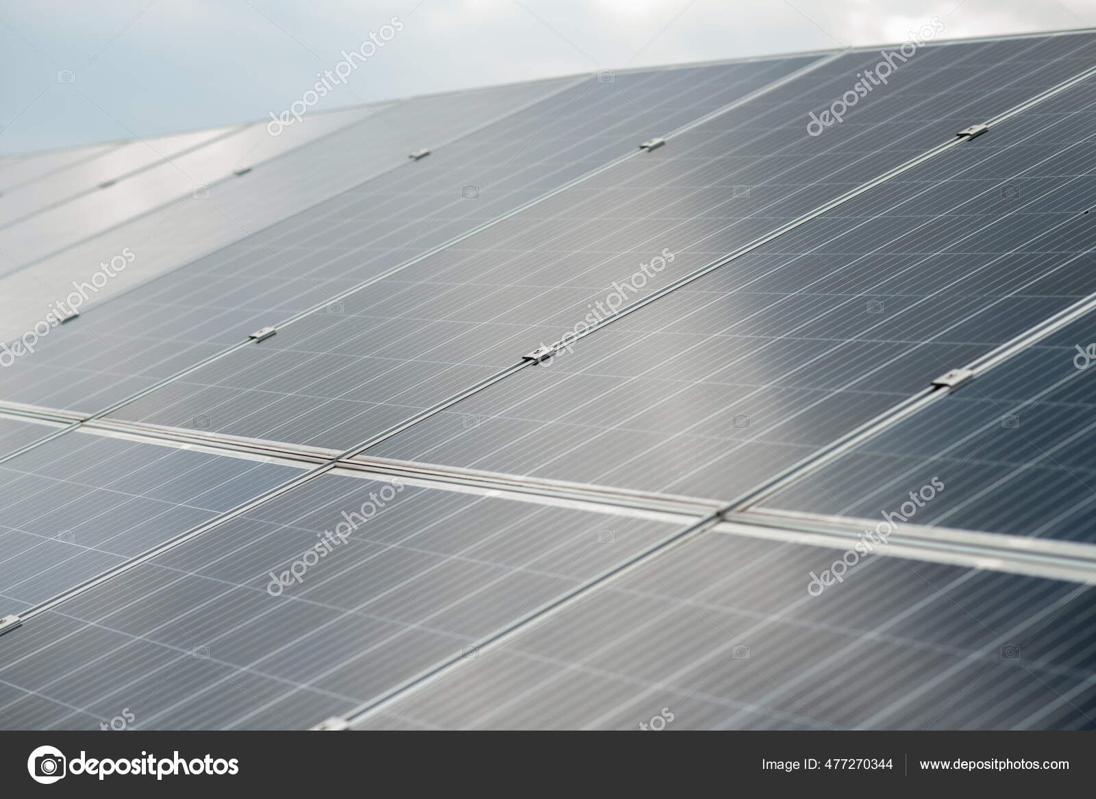 Surface of solar panel receiving sunlight Stock Photo by ©Dmyrto_Z ...
