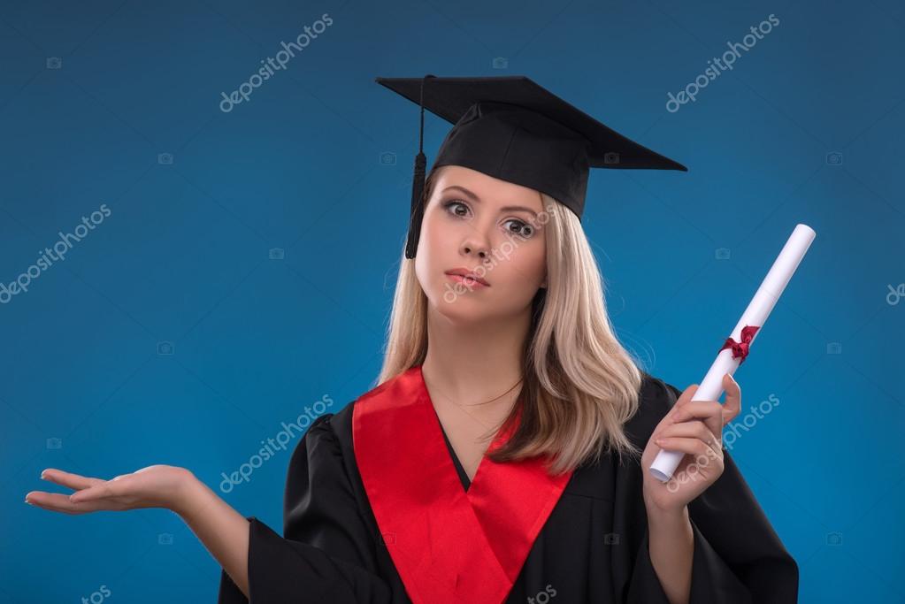Disappointed student girl Stock Photo by ©Dmyrto_Z 60583727