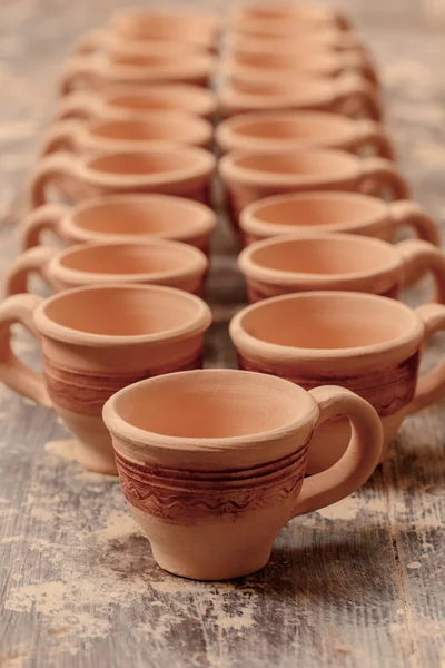 Range of clay pottery — Stock Photo © Dmyrto_Z #68777065