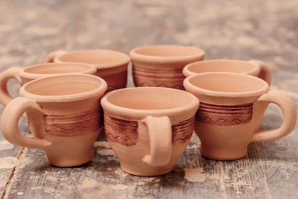 Range of clay pottery — Stock Photo © Dmyrto_Z #68777263
