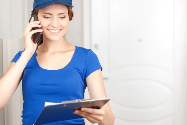 Postwoman Stock Photos, Royalty Free Postwoman Images | Depositphotos