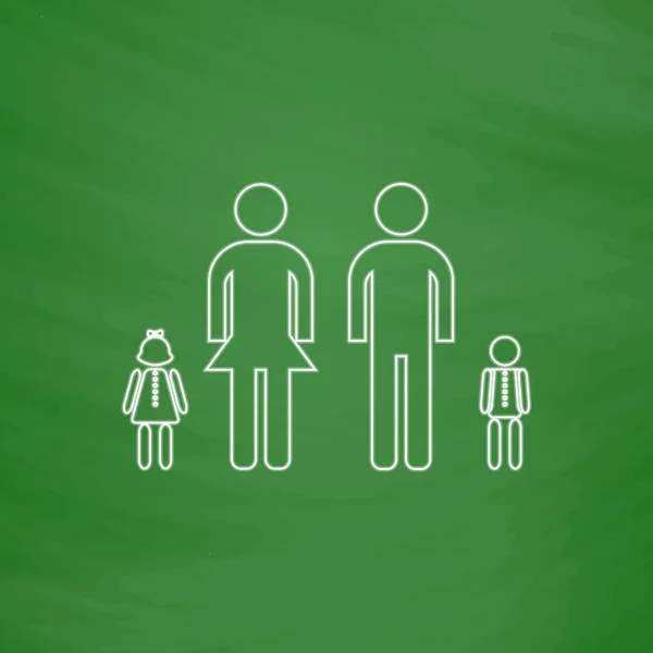 Family computer symbol Stock Vector Image by ©burntime555 #121916288