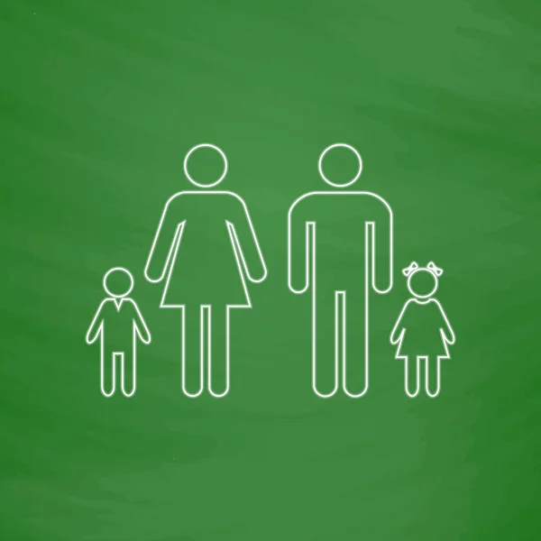 Family computer symbol Stock Vector Image by ©burntime555 #121916288