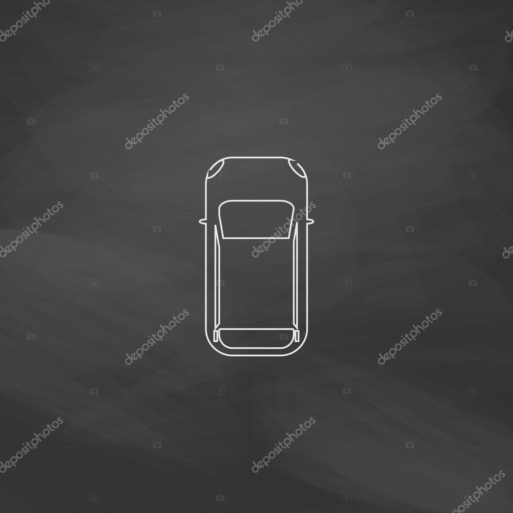 Top view car computer symbol Stock Vector Image by ©burntime555 #121913656