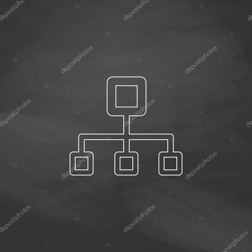 Flow chart computer symbol Stock Vector by ©burntime555 121914166