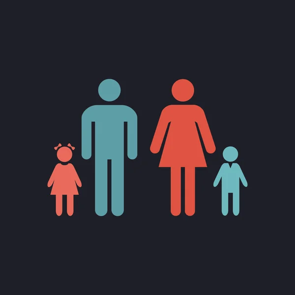 Family computer symbol Stock Vector Image by ©burntime555 #126442262