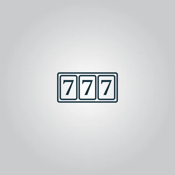 Simple icon 777. Stock Vector Image by ©burntime555 #103341180