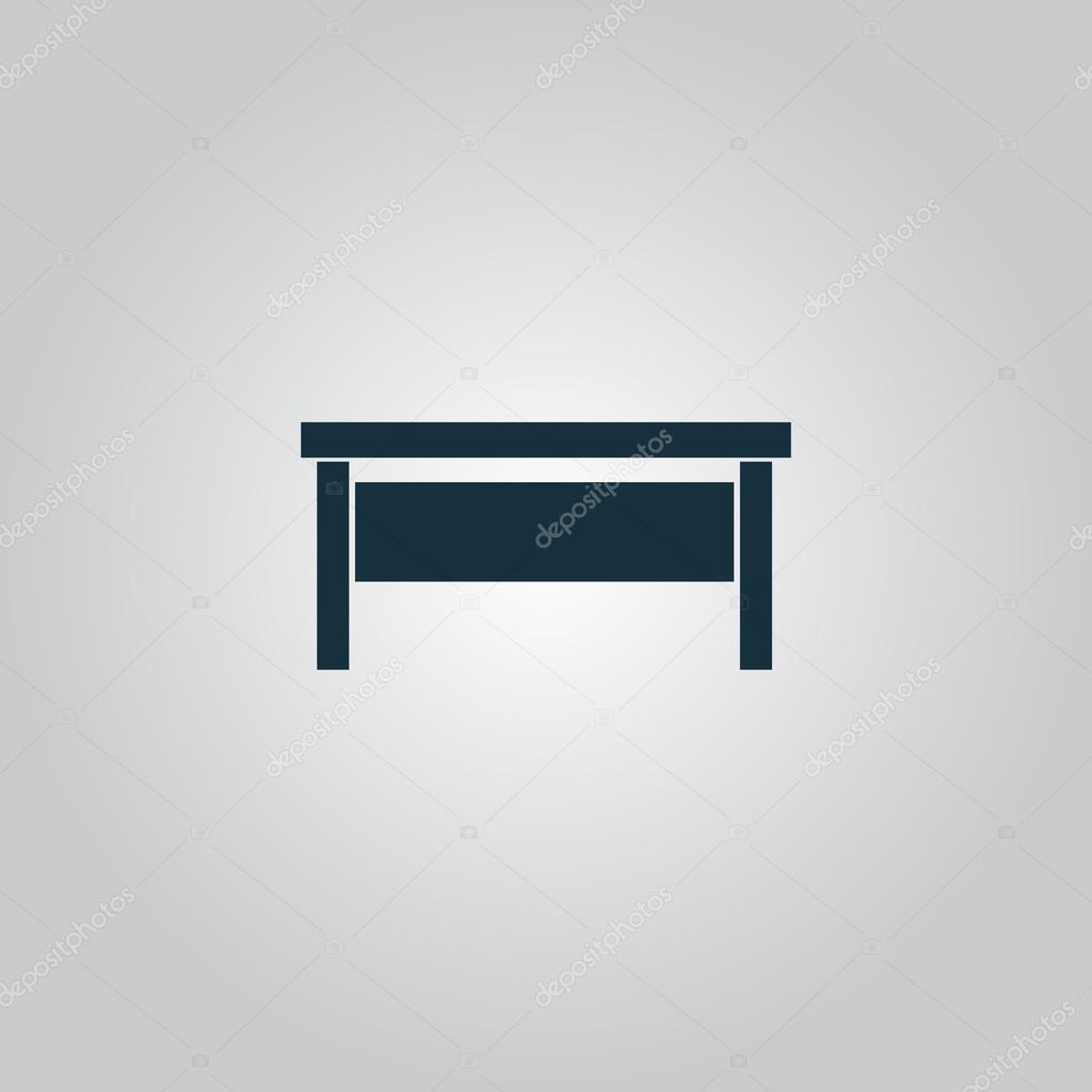 Writing desk Stock Vector by ©burntime555 73787403