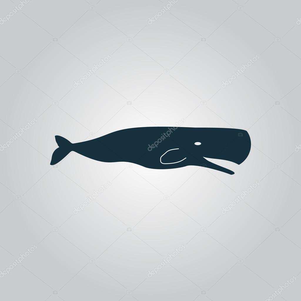 Sperm Whale icon Stock Vector Image by ©burntime555 #78443292