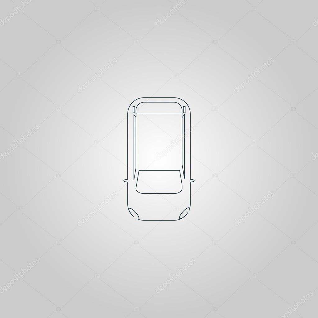 Auto von oben Stock-Vektorbild von ©burntime555 79561644