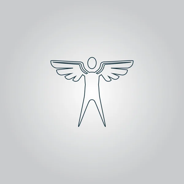 Winged Icon Vector ⬇ Vector Image by © burntime555 | Vector Stock 174694858