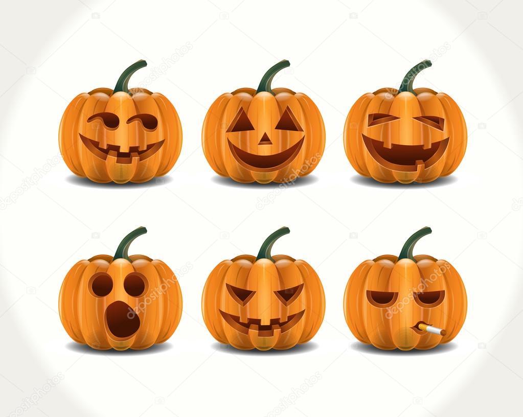 Personajes de calabazas de dibujos animados 2024