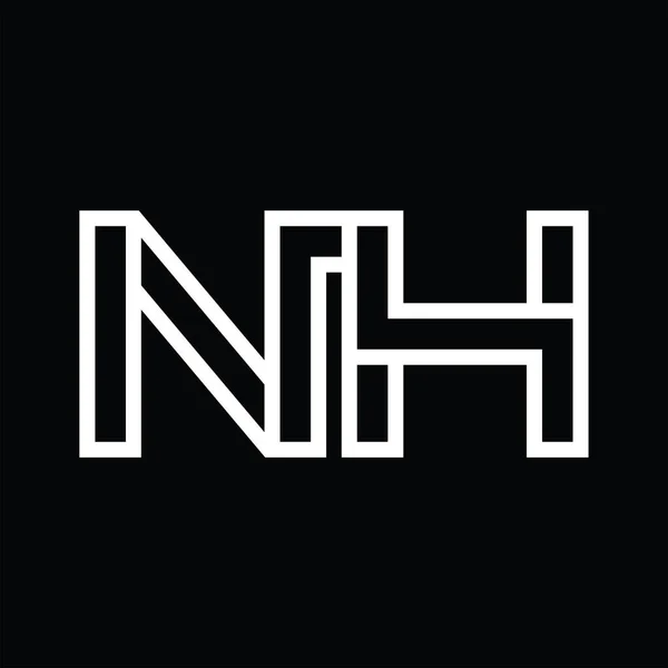 Nh logo imágenes de stock de arte vectorial | Depositphotos