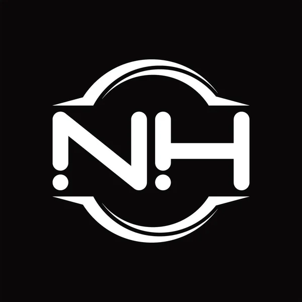 Nh logo imágenes de stock de arte vectorial | Depositphotos