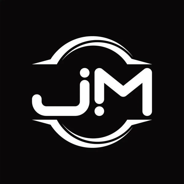 Jm logo imágenes de stock de arte vectorial | Depositphotos