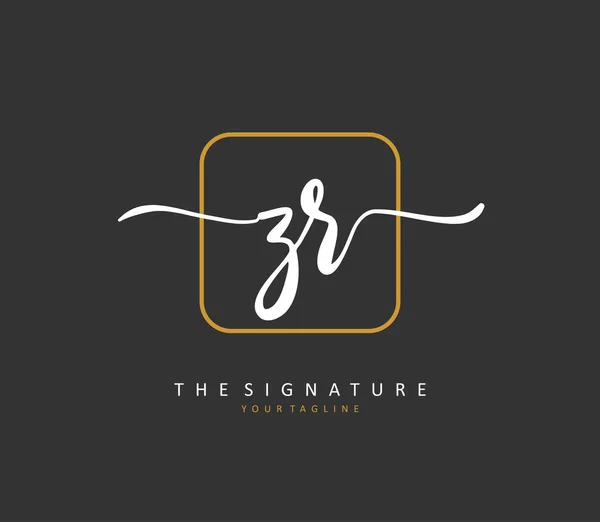 Initial Letter Handwriting Signature Logo Concept Handwriting Initial ...