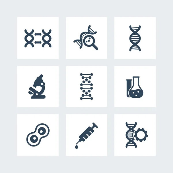 Dna pictogram | Genetics icons, dna chain vector pictogram, genetic ...