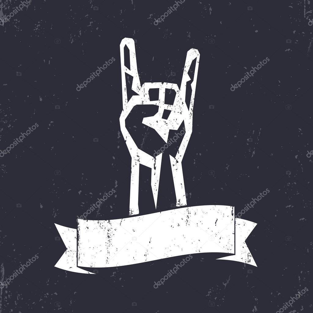 Rock Hand Sign Concert