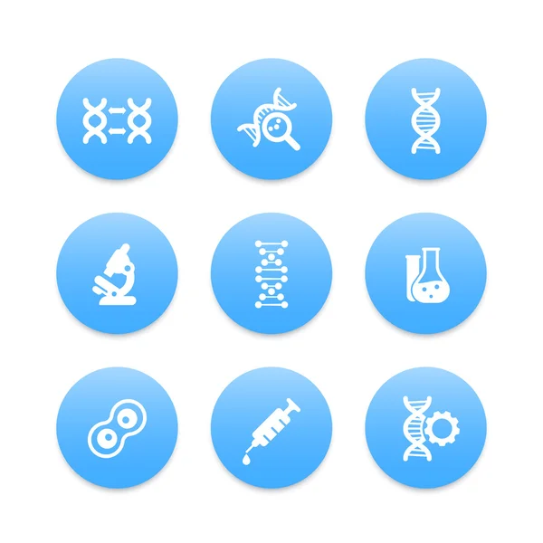Dna pictogram | Genetics icons, dna chain vector pictogram, genetic ...