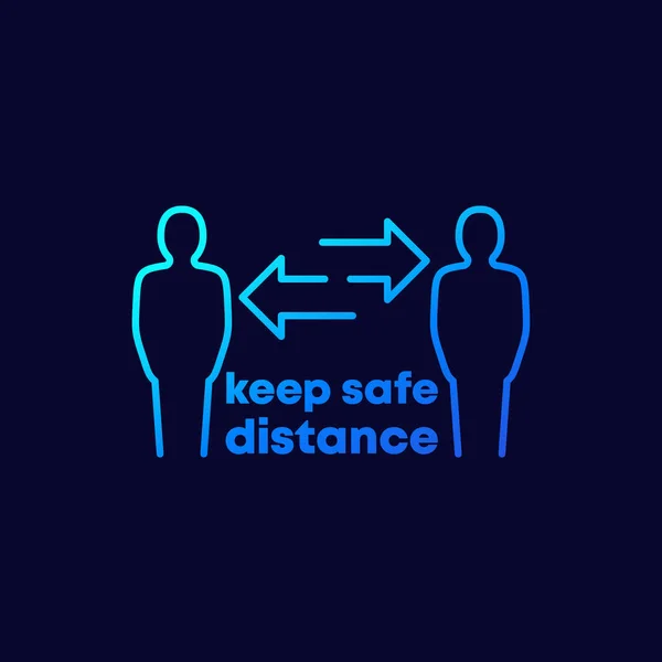 100,000 Keep safe distance Vector Images | Depositphotos