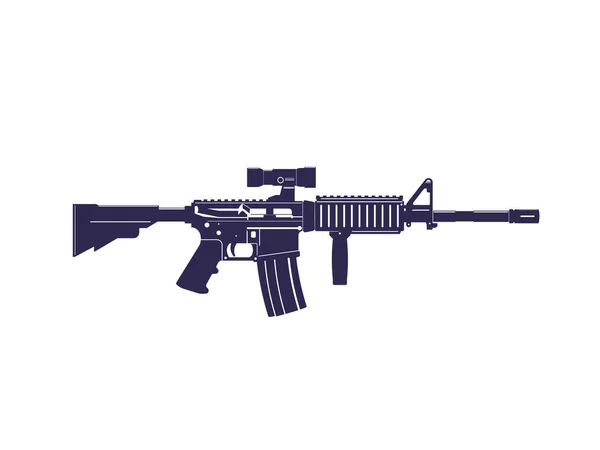 Rifle ar15 logo Vector Art Stock Images | Depositphotos