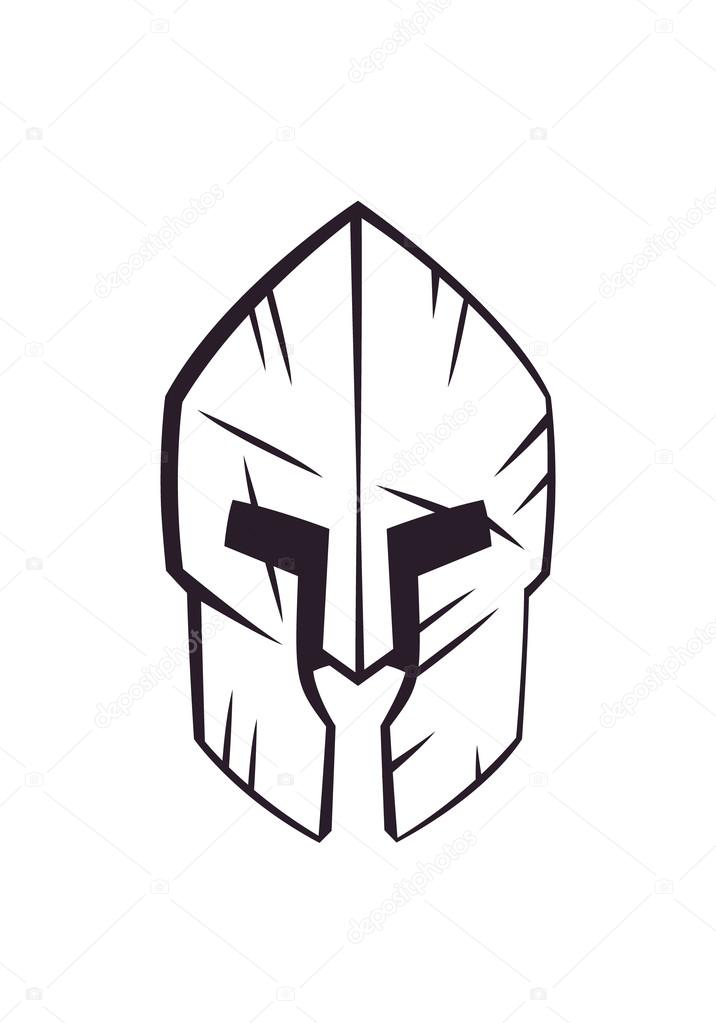 Spartan Helmet Front View