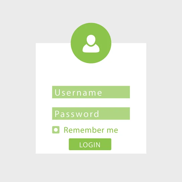 User Login window concept, login web page, vector illustration Stock ...