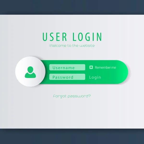 User Login window concept, login web page, vector illustration Stock ...