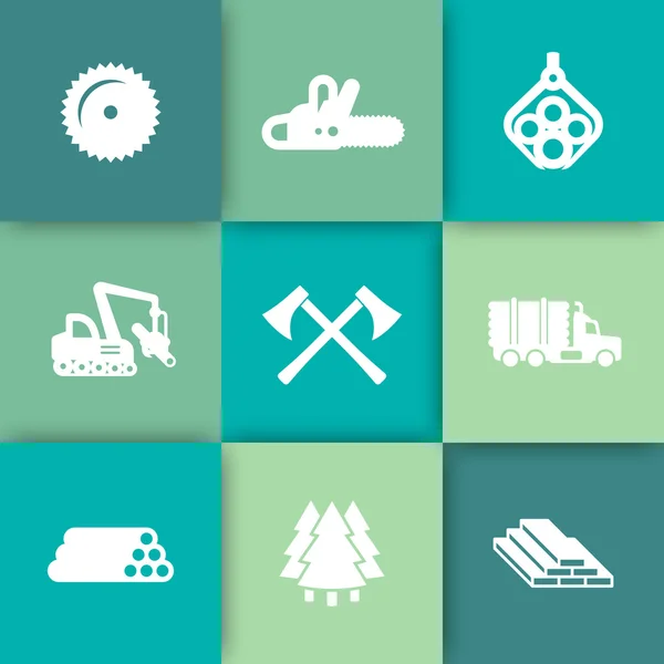 Logging equipment Stock Vectors, Royalty Free Logging equipment ...